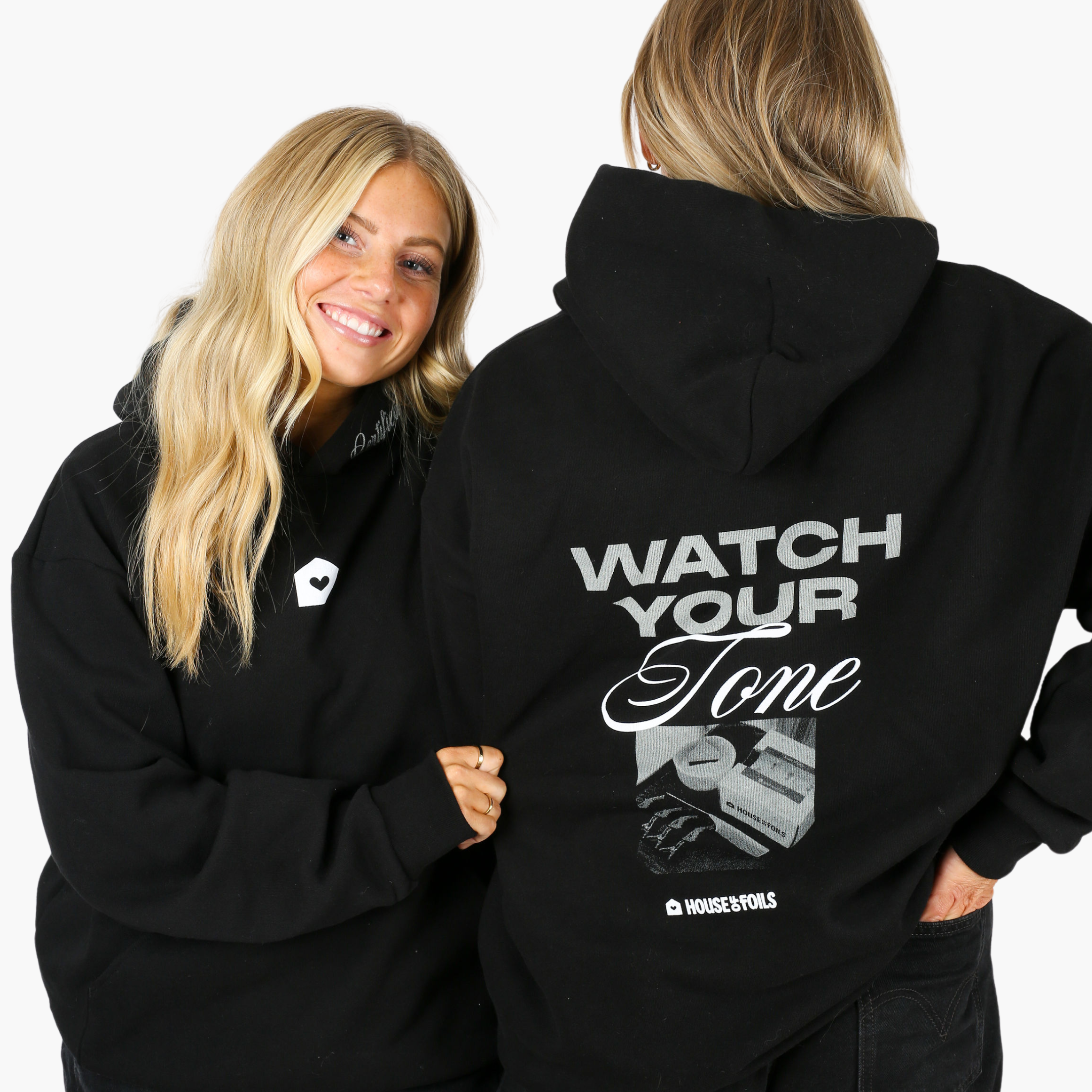 Watch your Tone Hoodie – House of foils