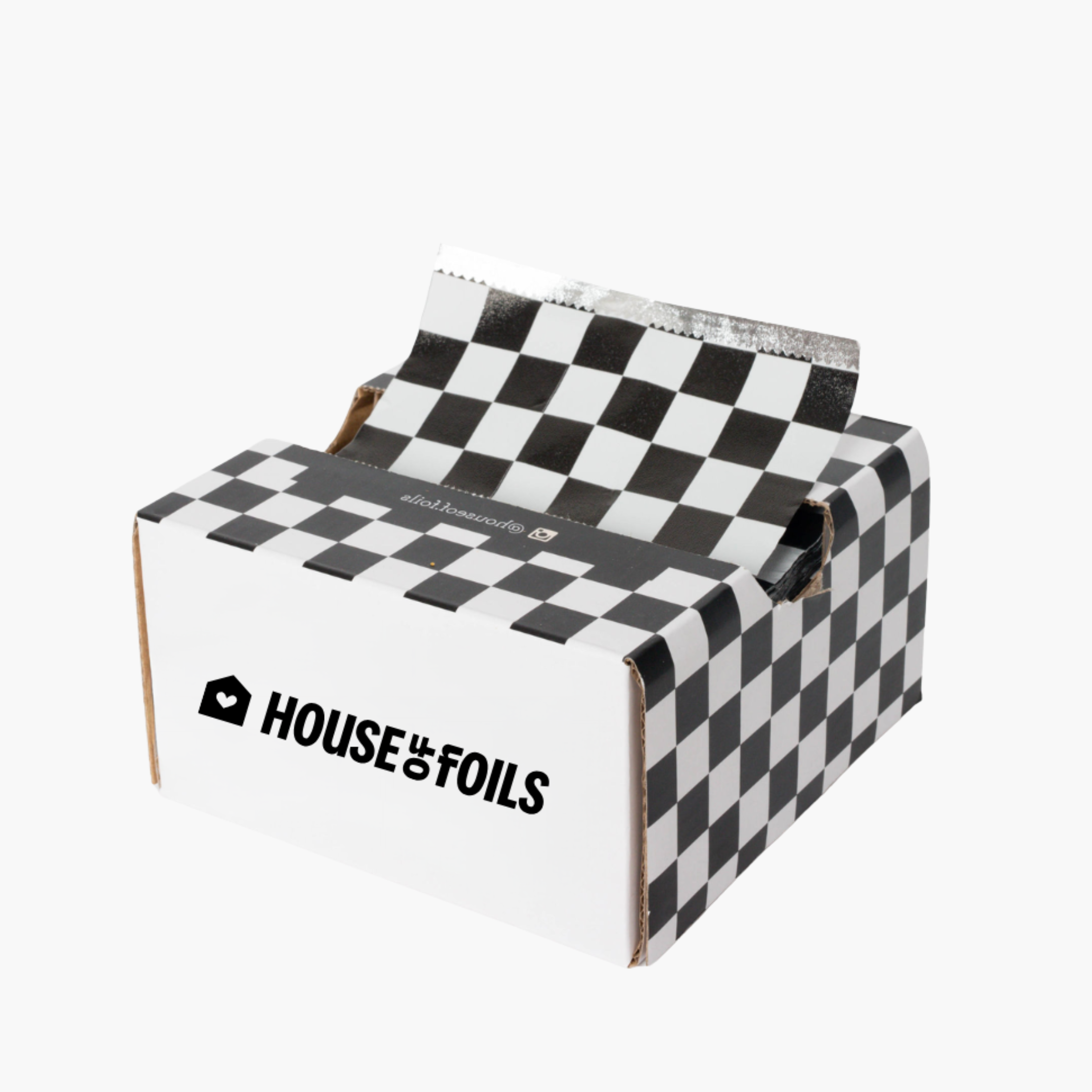 House of Classic Checkers (B&W) – House of foils